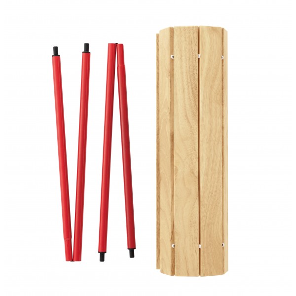 Outdoor Wagon Wood Roll Table